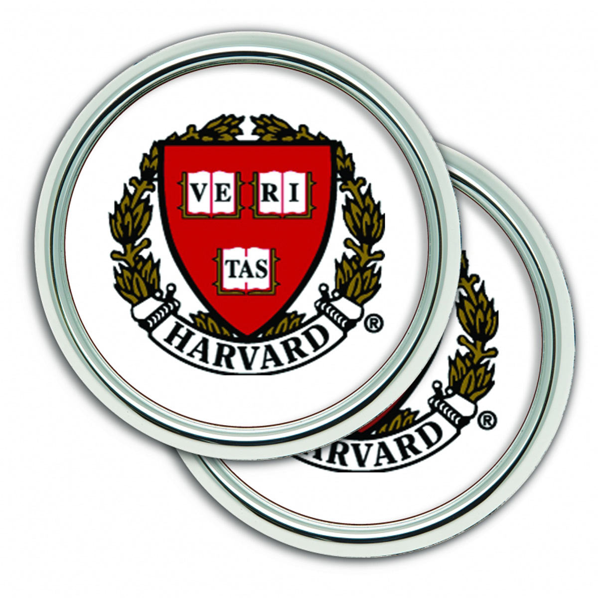 Harvard 2 Pack Set of Coasters – The COOP