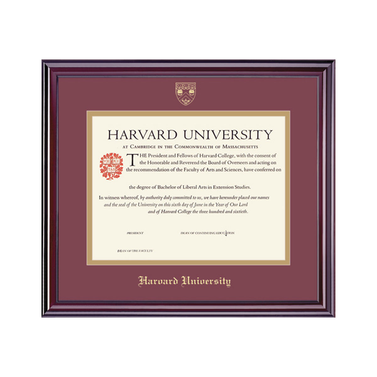 master degree certificate