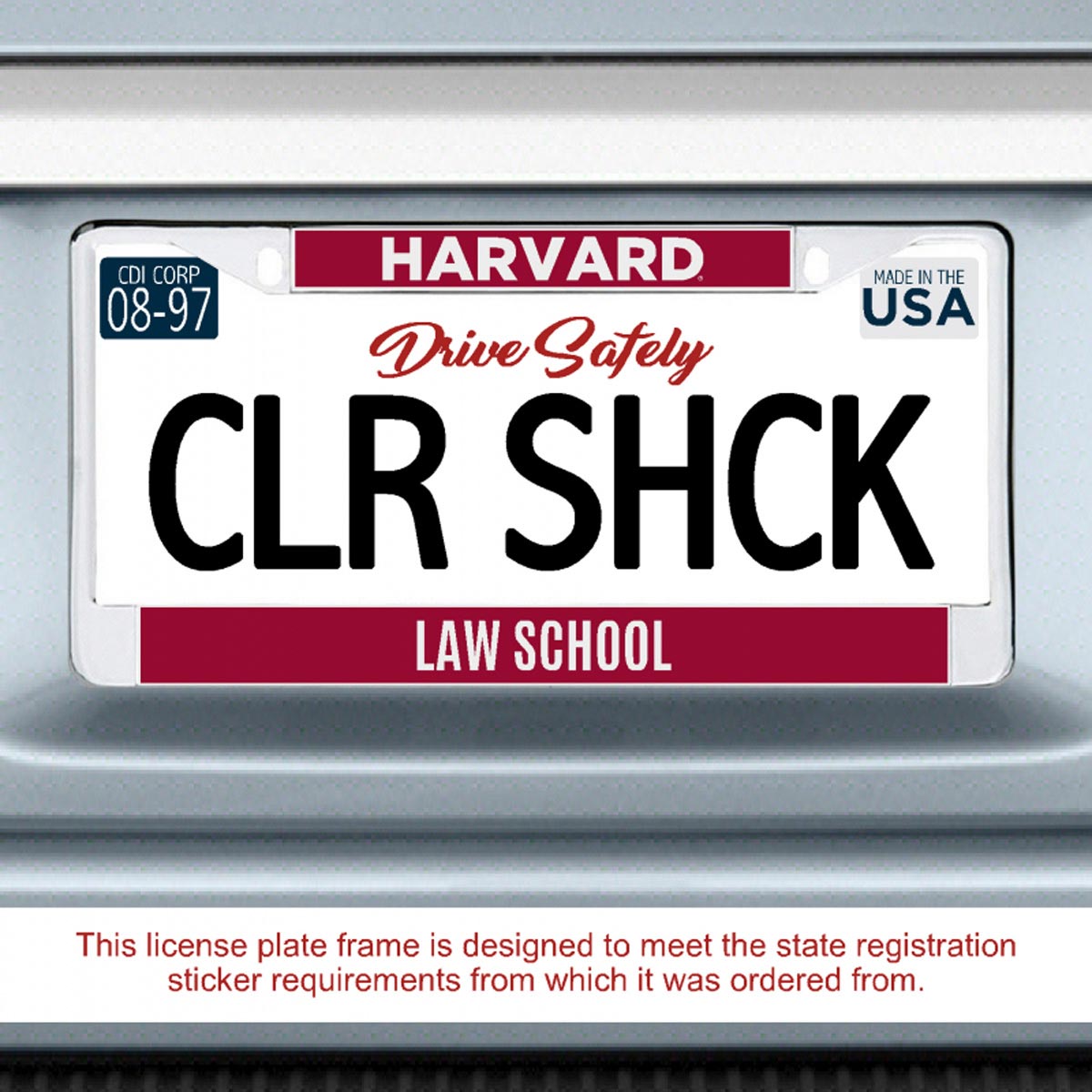 Harvard Law School License Plate Frame – The COOP