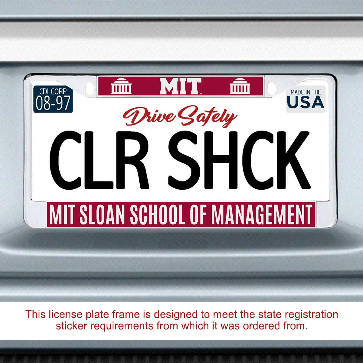MIT Sloan School of Management License Plate Frame – The COOP