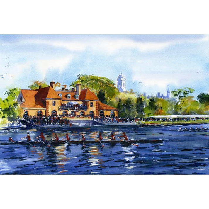 Weld Boathouse in Watercolor by Mark Waitkus – The COOP