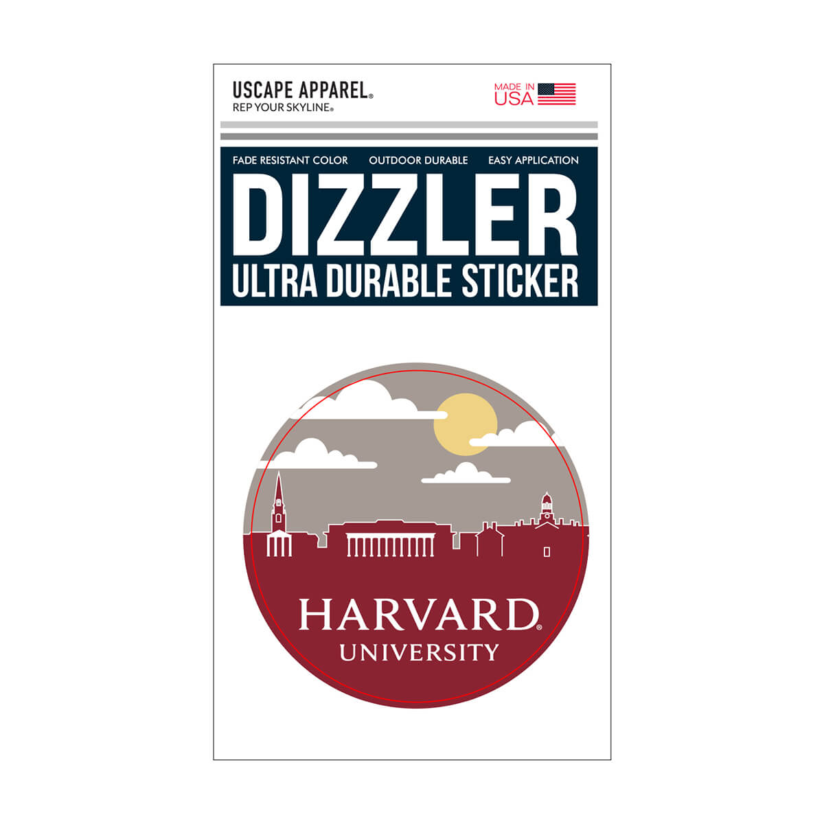 Harvard Uscape Scenic Circle Decal – The COOP