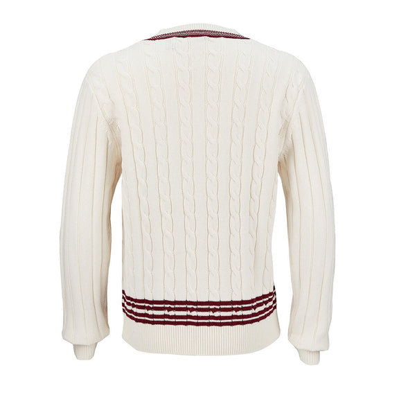 Harvard Seal Cable Knit Cricket Sweater – The COOP