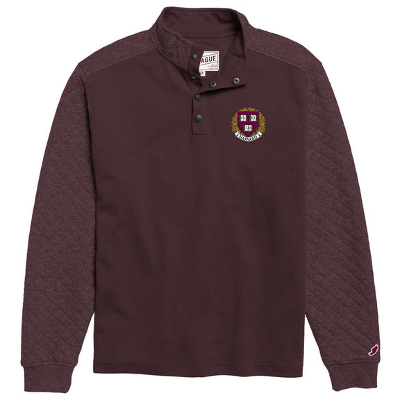 Harvard Embroidered Highland Snap Up Pullover – The COOP
