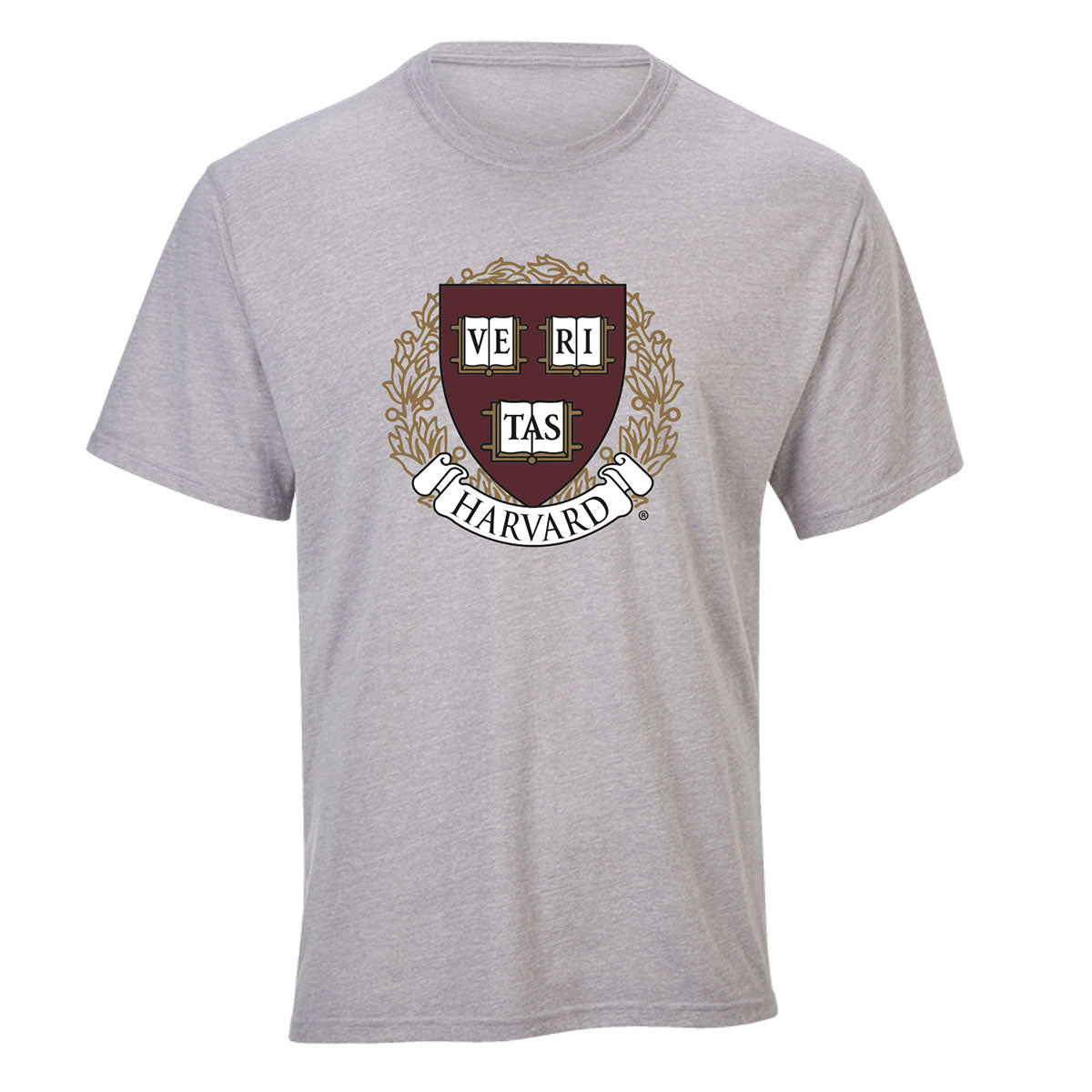 Harvard Full Color Seal Grey Triblend Tee – The COOP