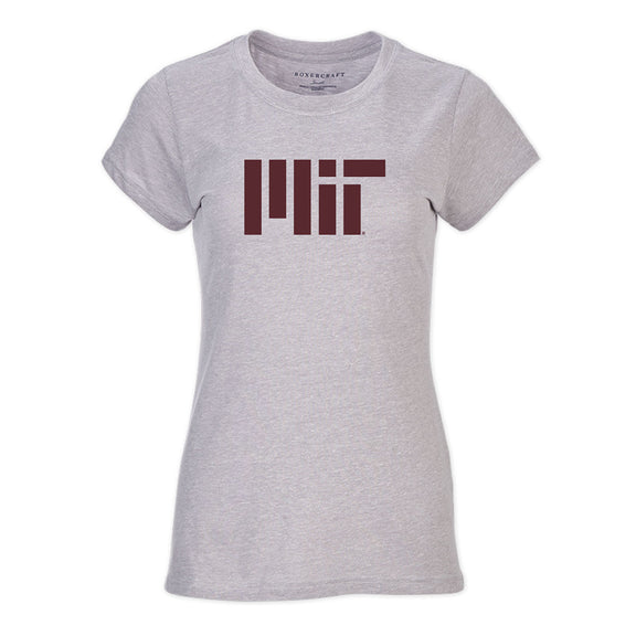MIT Womens Essential Triblend Tee With Contemporary Logo – The COOP