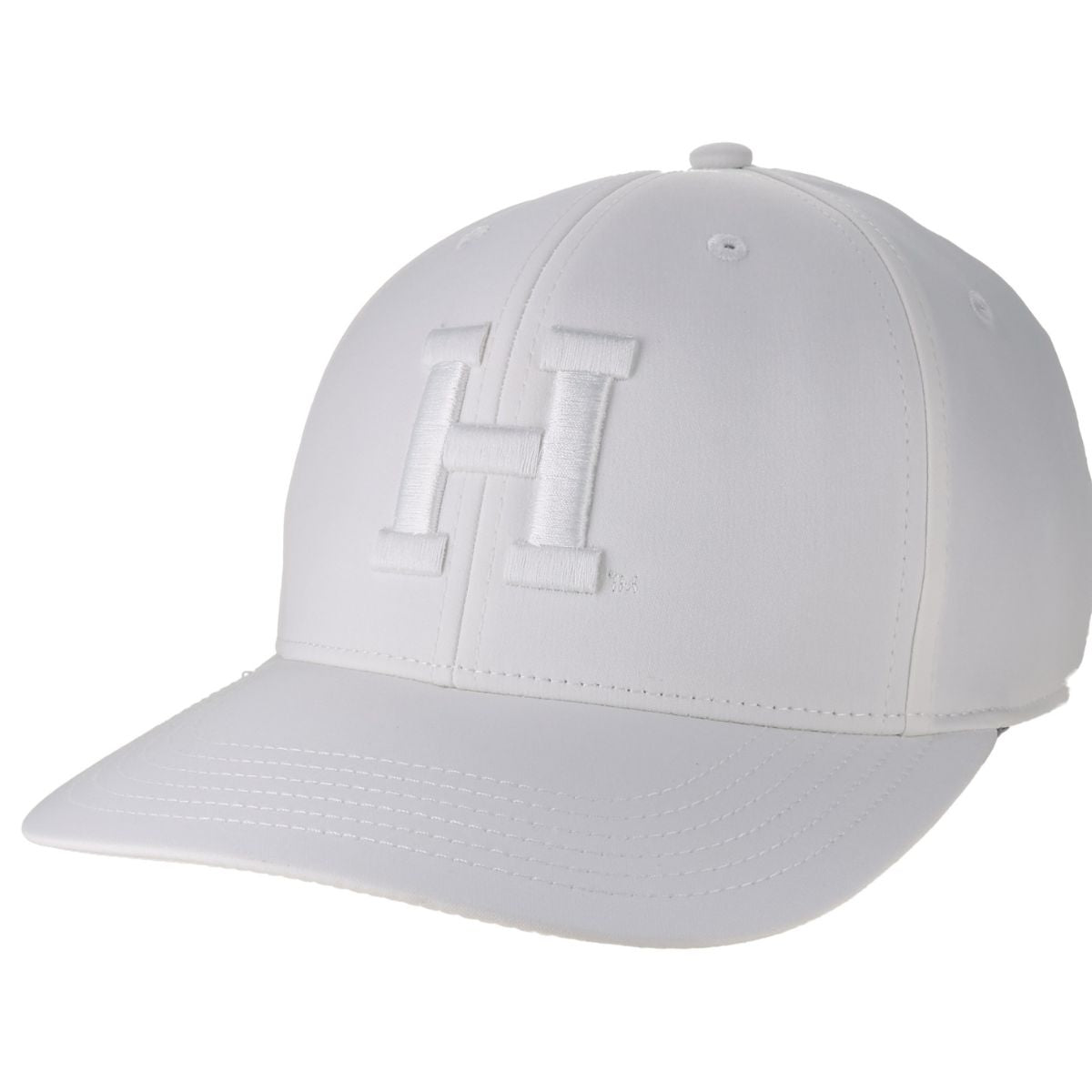 Harvard LightweightPerformance White Tonal Embroidered Block H Adjusta ...