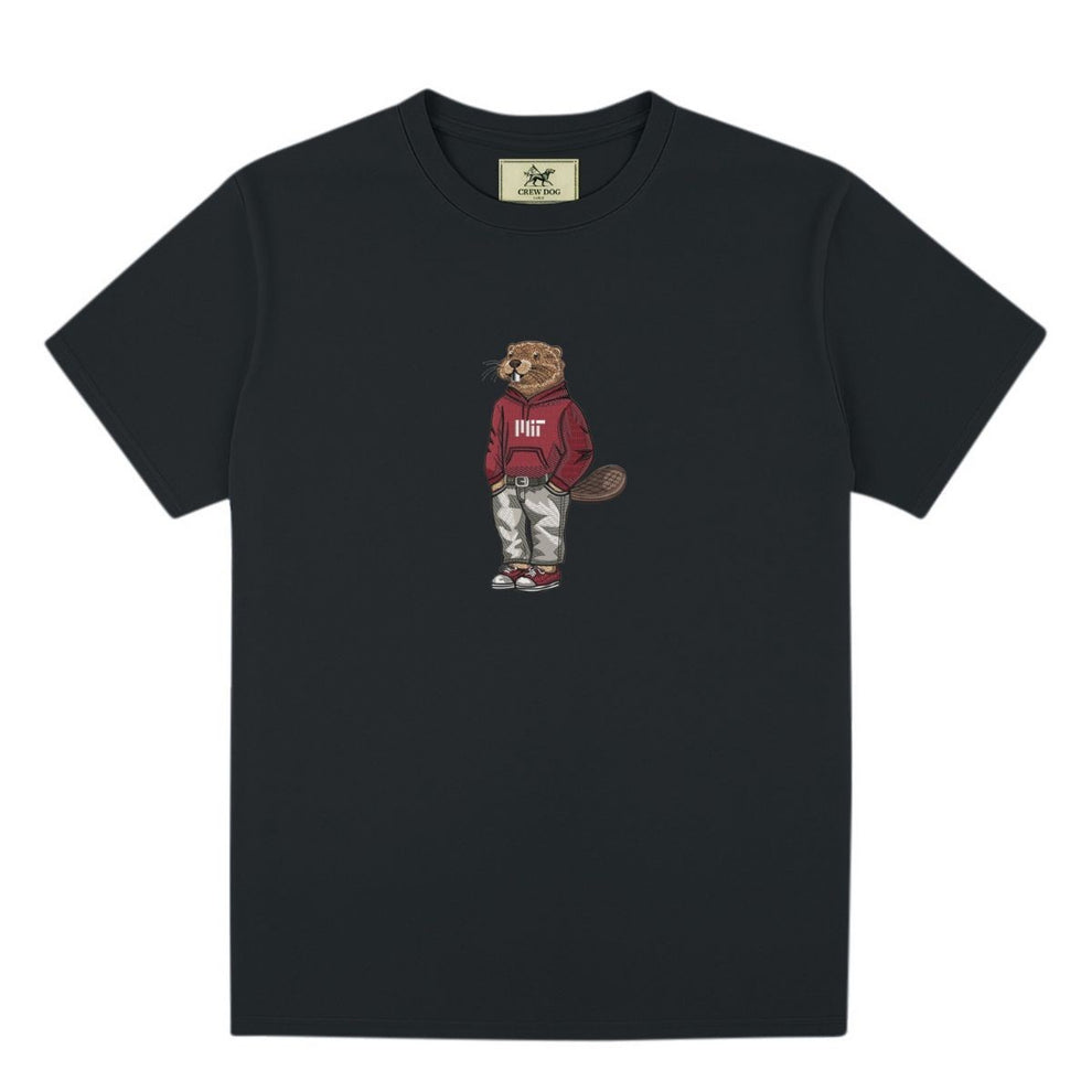 MIT Crew Dog Embroidered Tim the Beaver Tee – The COOP
