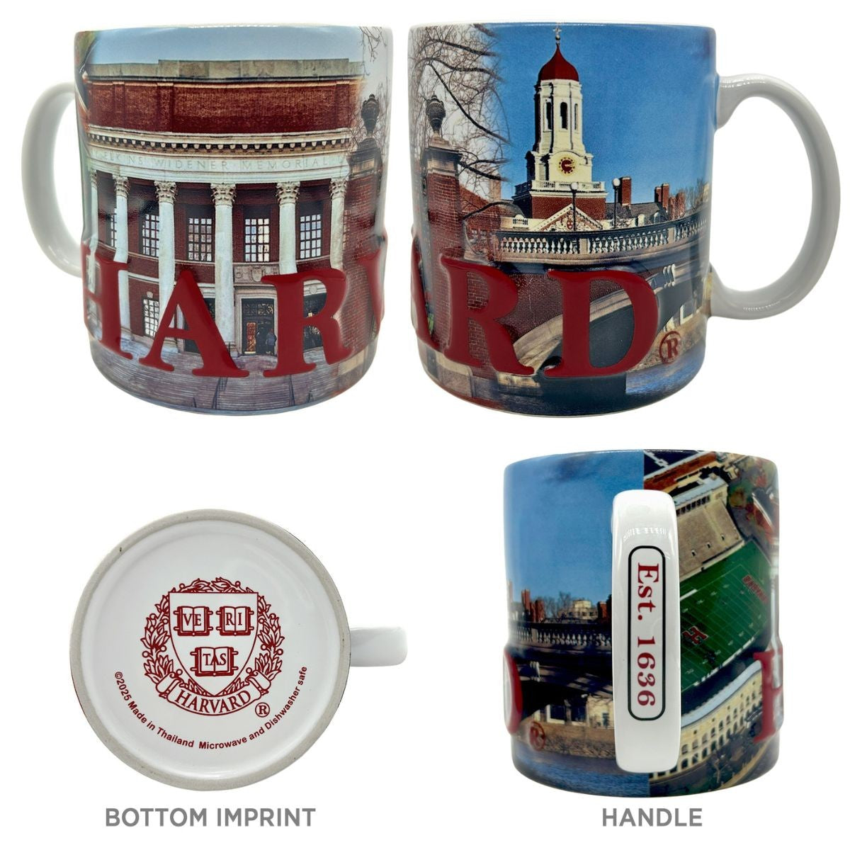 Harvard 3D Scenic Fresco Cafe Mug – The COOP