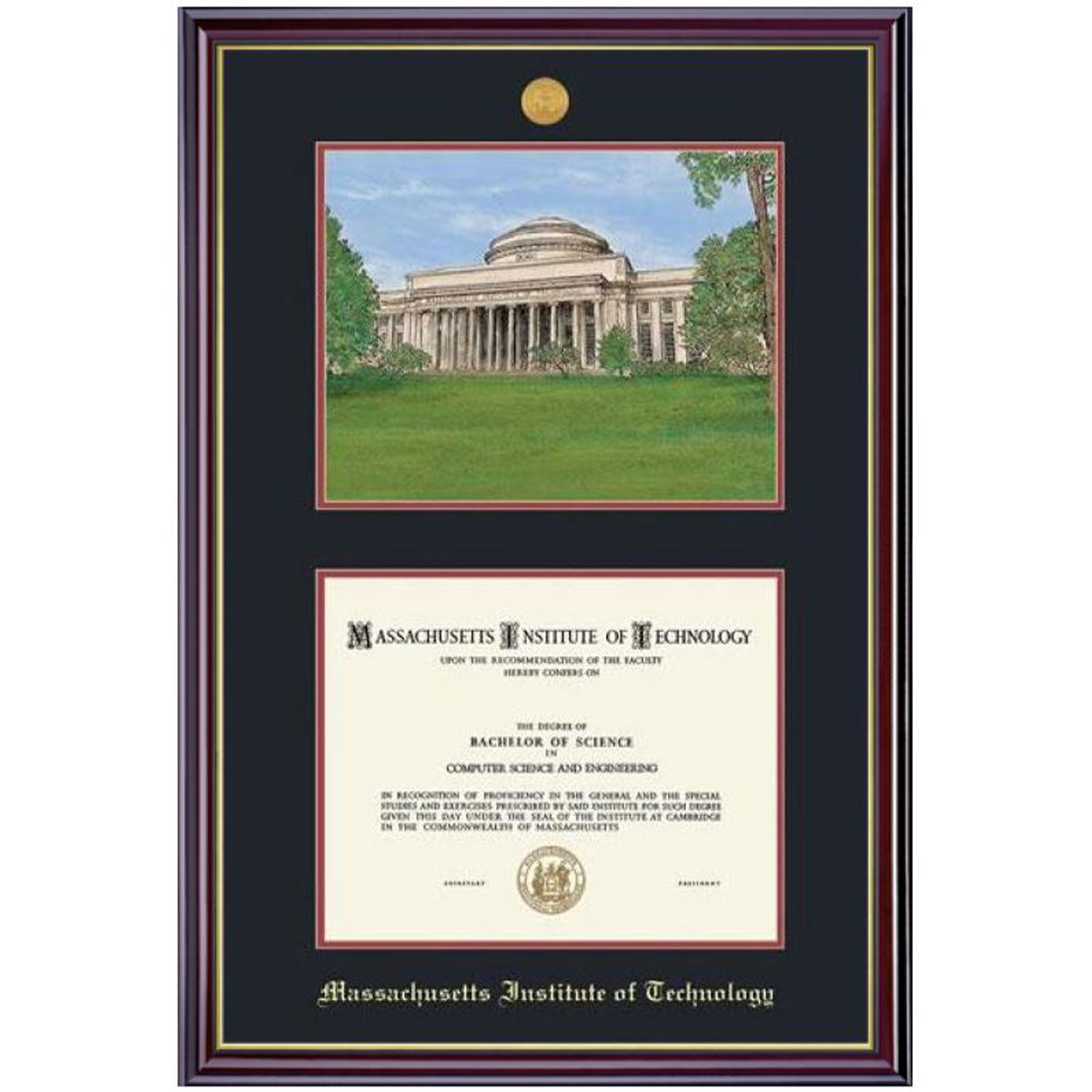 MIT Medallion Diploma and Lithograph Frame – The COOP
